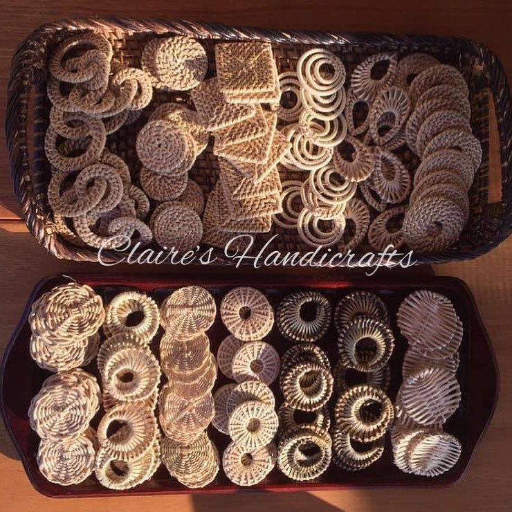 Assorted shapes of rattan pieces... – Claire's Handicrafts