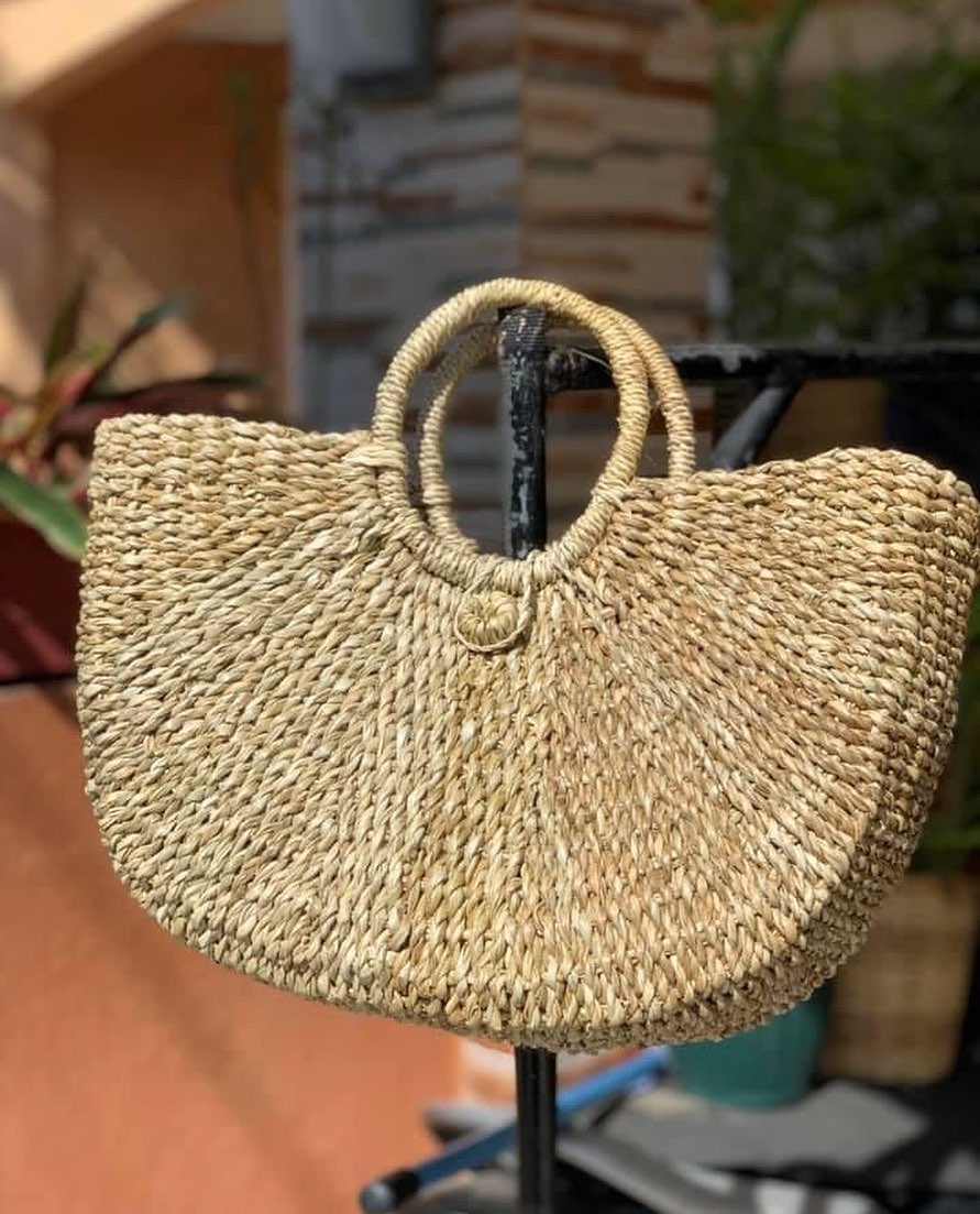 Handwoven pandan bag