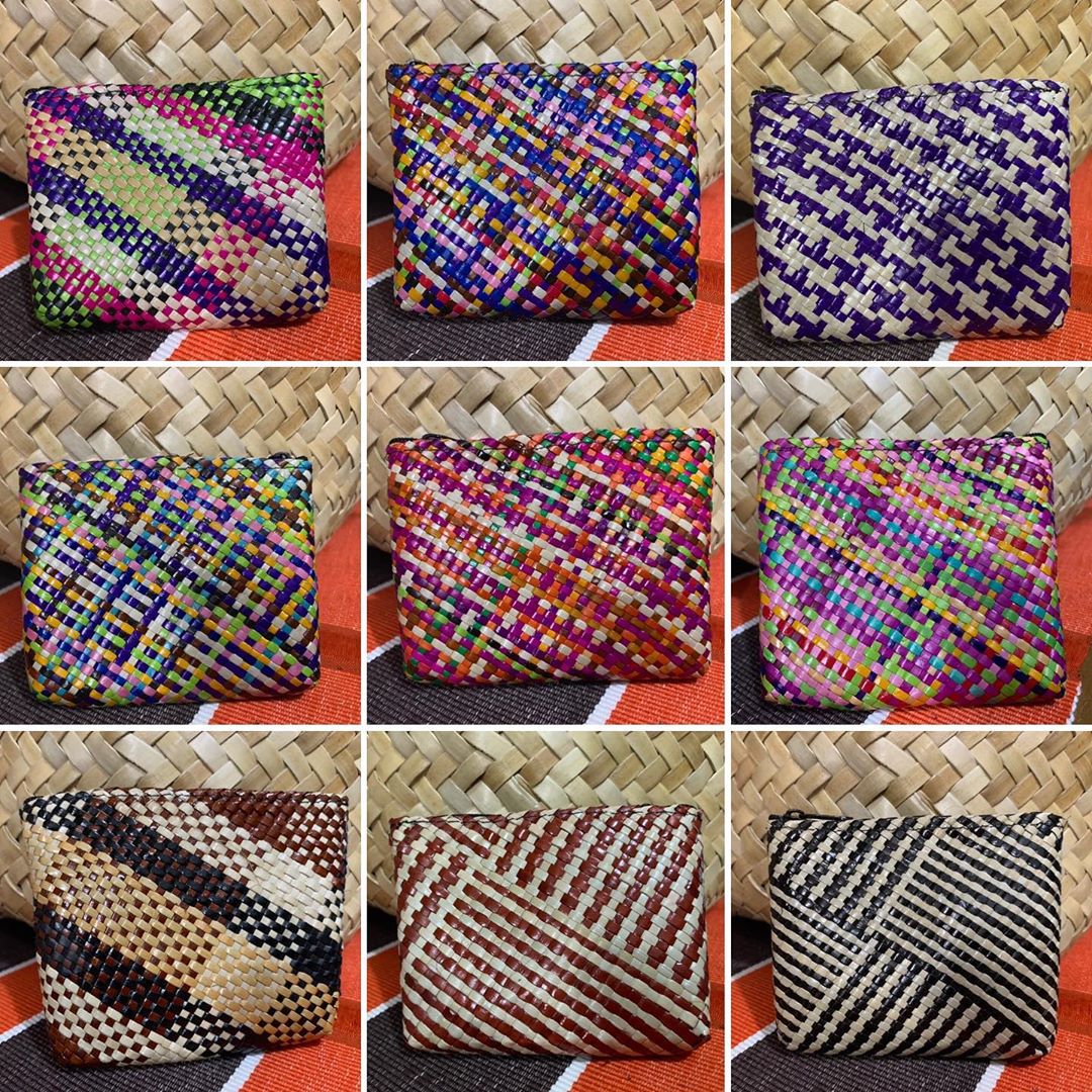 Colorful sabutan coin purses