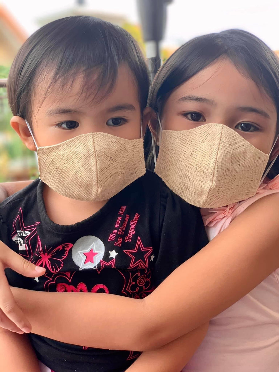 3-ply raffia face masks